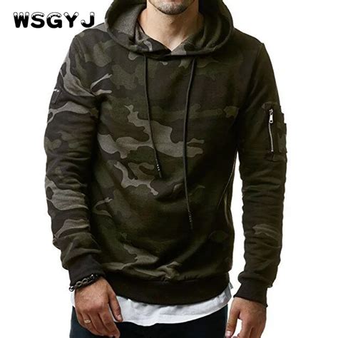 Discount This Month Brand 2018 Hoodie Casual Classic Camouflage Hoodies