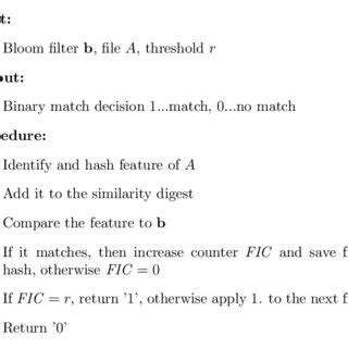 Construction Of Bloom Filter Based Tree Data Structure Using A Binary Download Scientific
