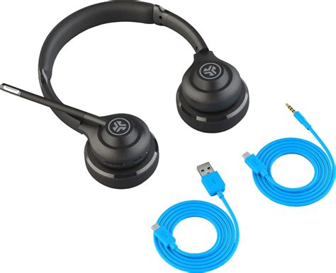 Jlab Go Work Wireless Wired On Ear Headset Black Hbgoworkrblk Best Buy