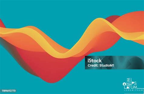 현대 그라데이션 색상 추상 물결 모양 배경입니다 트렌디 한 액체 디자인 모션 사운드 웨이브 배너 전단지 및 프리젠 테이션을위한 벡터 그림 0명에 대한 스톡 벡터 아트 및