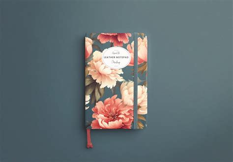 Notepad Cover Mockup Custom Scene