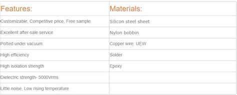 Pcb Mounted Low Frequency Transformer Encapsulated 12v Pcb Transformer