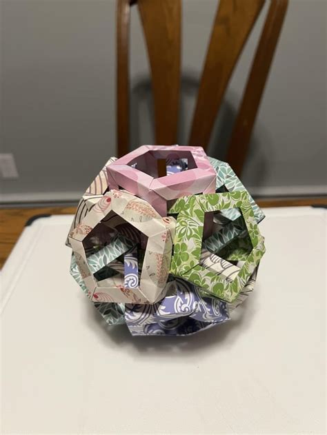 6 Interlocking Pentagonal Prisms Not My Design Definitely My Most