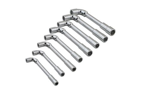 Laser Tools 7506 Go Thru Angled Socket Spanner Set 8pc