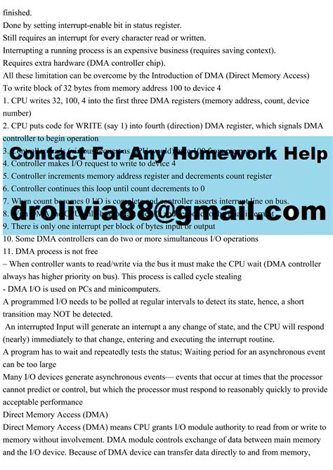 Discuss The Drawbacks Of Programmed And Interrupt Driven Io And Despdf