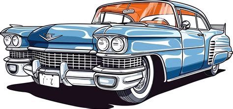 Vintage Classic Car Illustration Ai Generative 31425469 Png