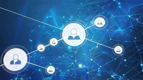 Digital Network Concept Illustrating Interconnected People Through Lines And Nodes Symbolizing