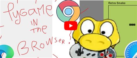 Videogames Made With Pygame In The Browser With Wasm Python Programming