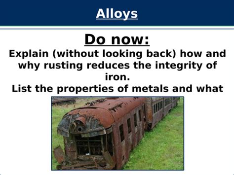 Metals Cie Igcse Chemistry Lesson Powerpoints Teaching Resources