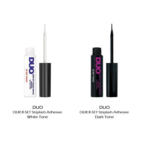 2 Duo Quick Set Striplash Adhesive Eyelash Glue Set 67583 White