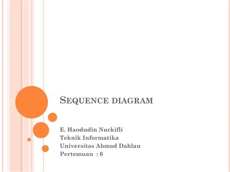PPT Guidelines For UML Sequence Diagram PowerPoint Presentation Free Download ID