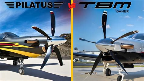 Pilatus Pc 12 Vs Tbm 960 The 5m Turboprop Battle Youtube