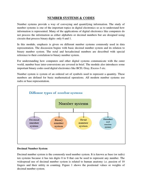number system pdf binary coded decimal numbers