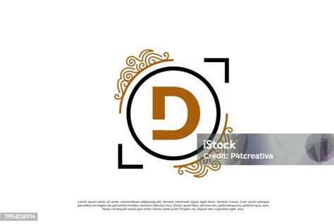 블랙 골드 로얄 장식 원 이니셜 D 문자 아이콘 디자인 벡터 로고 템플릿 0명에 대한 스톡 벡터 아트 및 기타 이미지 0명 고급 호텔 골동품 Istock