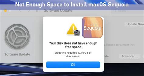 Solved Not Enough Space To Install Macos Sequoia 15