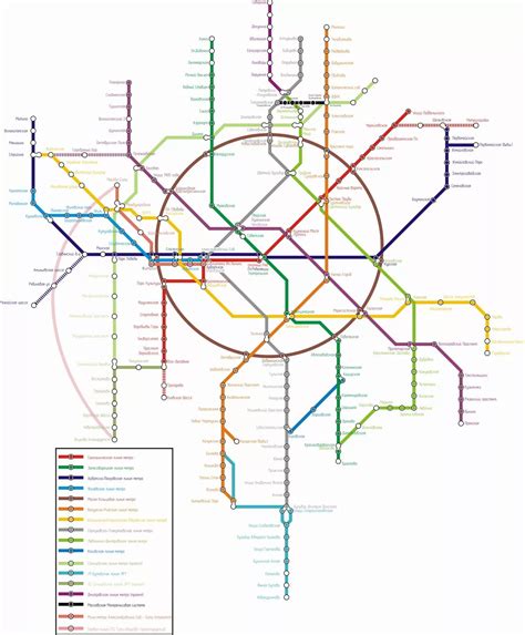 Схема метро 2030 год