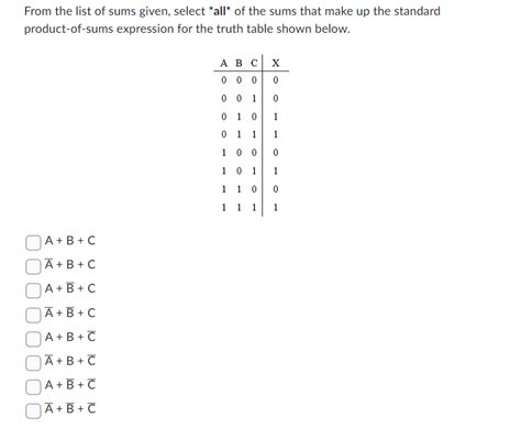 Solved From The List Of Sums Given Select All Of The Sums Chegg Com