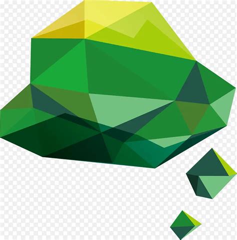 绿色几何对话框PNG图片素材下载 图片编号qddabgeq 免抠素材网
