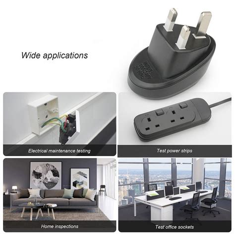 Badu Bg Тестер за гнезда Тест за полярност на захранването Детектор за фаза Тестер за