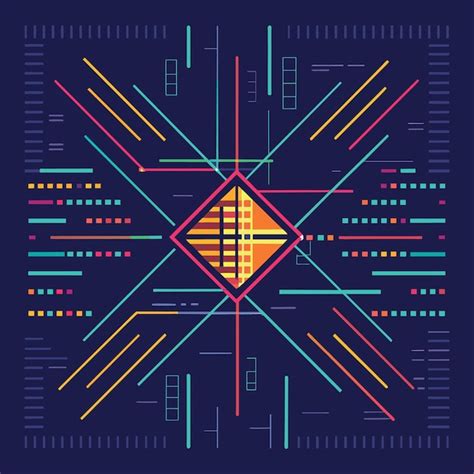 Premium Vector Dashed Line Pattern Code Background For Cryptography