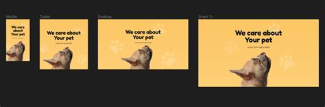 Responsive Hero Pet Store Code And Design HTML CSS Figma Files