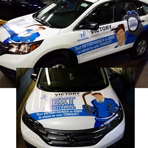 Victory Honda Of Plymouth Car Wrap Drive Creative Marketing