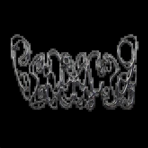 抽象科幻赛博艺术3d金属镀铬液体png免扣 花瓣网