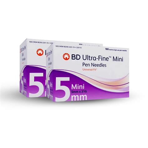 Bd Ultra Fine Short Pen Needles 8mm X 31g National Diabetic Supply