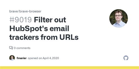 Filter Out Hubspots Email Trackers From Urls · Issue 9019 · Brave