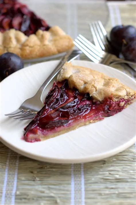 Plum Galette With A Walnut Crust Baking Sense®