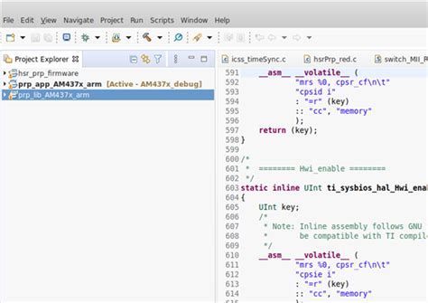 PRU ICSS INDUSTRIAL SW PRP Bug Fix Issue Processors Forum Processors TI E2E Support Forums