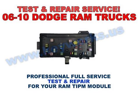 06 09 Dodge Ram 150025003500 Tipm Module Full Diagnosis And Testing