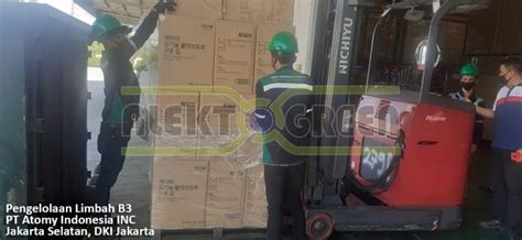 Pengelolaan Limbah B PT Atomy Indonesia INC Jakarta Selatan DKI Jakarta PT Alekto Green