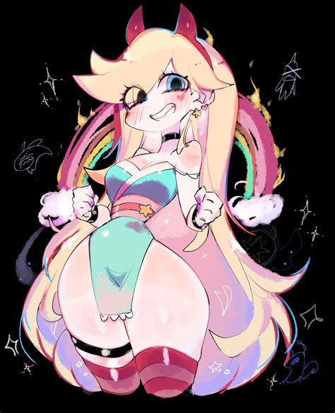 Usa37107692 Star Butterfly Star Vs The Forces Of Evil Horizontal Striped Thighhighs