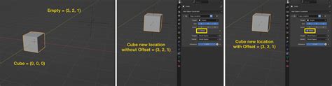 Constraints Copy Location Offset Not Working Blender Stack Exchange