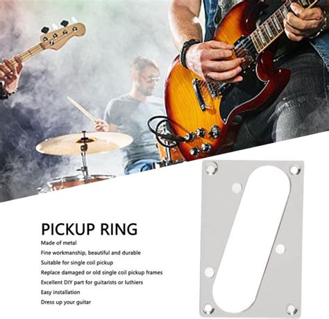 Elektrische Gitaar Pickup Frame Met Montaging Ring En Flat Trim Ring