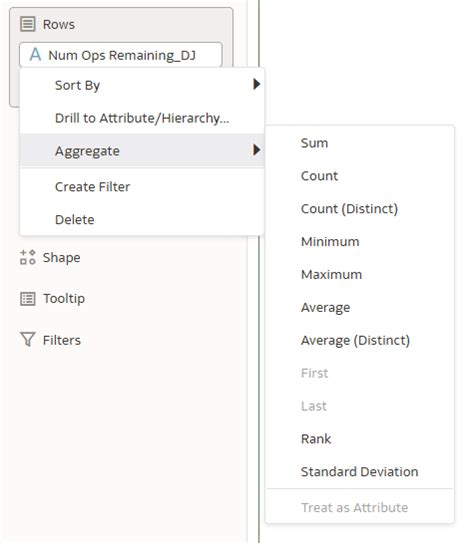 Ability To Define Whether A Field Is An Attribute Or Measure In OAC Workbook Oracle