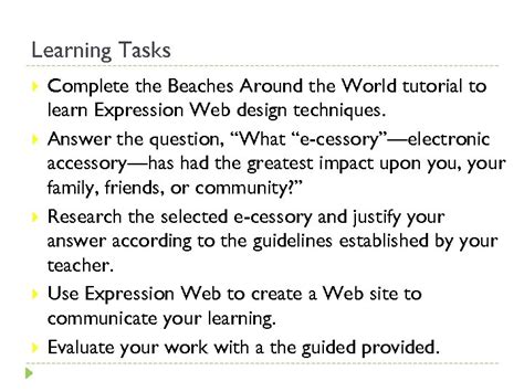 Microsoft Expression Web An Introduction To The Your