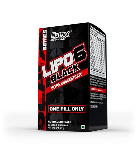 Nutrex Lipo 6 Black Ultra Concentrate 247 Nutrition