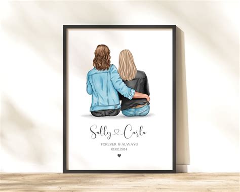 Lesbian Couple T Pretty Unique Prints Ltd