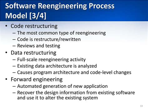 Ppt Software Reengineering Seii Lecture 26 Powerpoint Presentation Free Download Id1659539