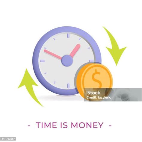 동전과 텍스트 시간이있는 시계는 돈 3d 벡터 개념 디자인입니다 스톡 일러스트레이션 시간에 대한 스톡 벡터 아트 및 기타 이미지 시간 3차원 형태 0명 Istock