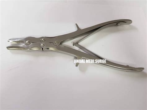 Jms Stainless Steel Bone Nibbler Straight Double Action Orthopedic Instrument Size 190mm To