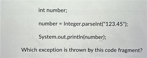 Solved Int Numbernumber