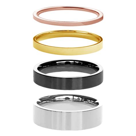 롸잇히어 [4color] 써지컬반지 실반지 레이어드 반지 무지 써지컬스틸