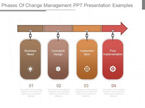 Phases Of Change Management Ppt Presentation Examples PowerPoint Presentation Slides PPT