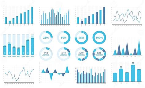 Graphs And Charts Stock Vector Illustration Of Layout 283472210