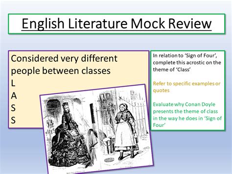 The Sign Of Four Teaching Resources