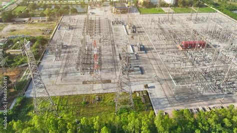 High Voltage Substations Are Intricate Hubs Where Electrical Power Undergoes Voltage