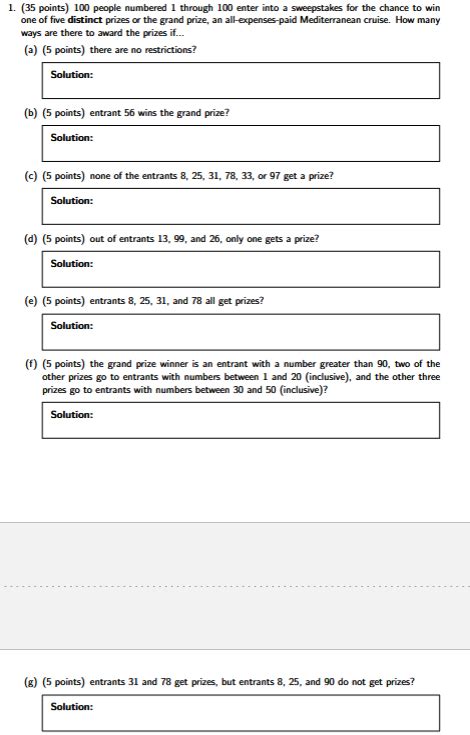 Solved 1 35 ﻿points 100 ﻿people Numbered 1 ﻿through 100